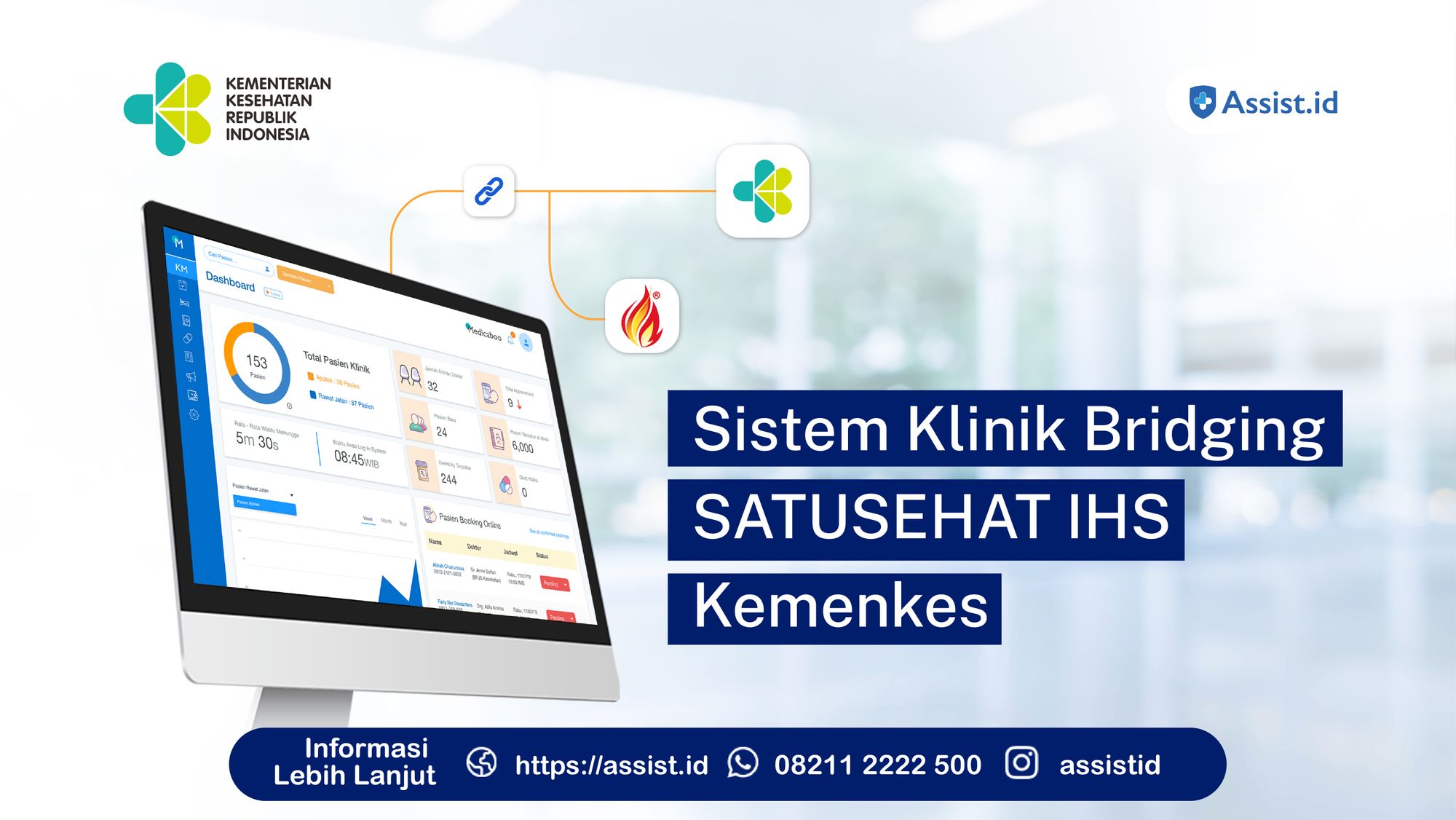 Sistem Klinik Bridging SATUSEHAT IHS Kemenkes